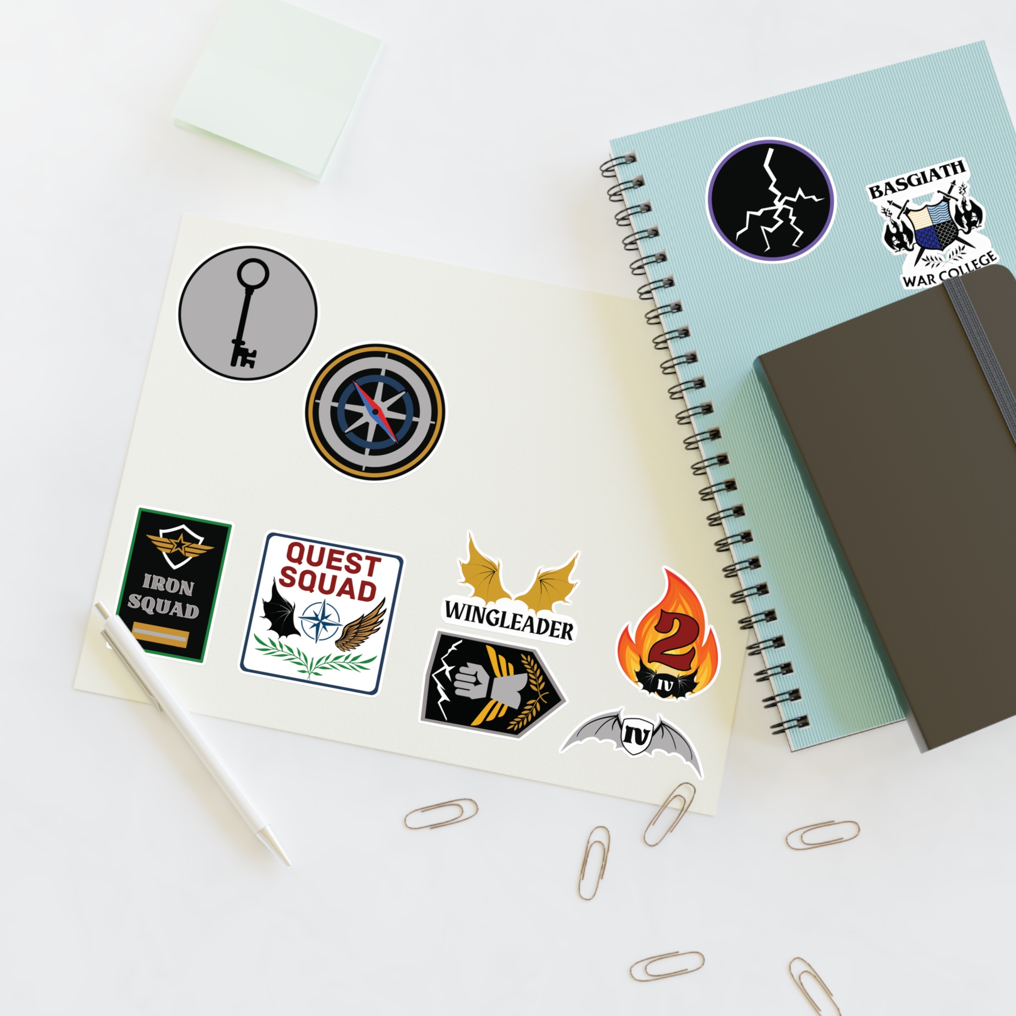 Fourth wing sticker, fourth wing patch, fourth wing merch, wingleader ...